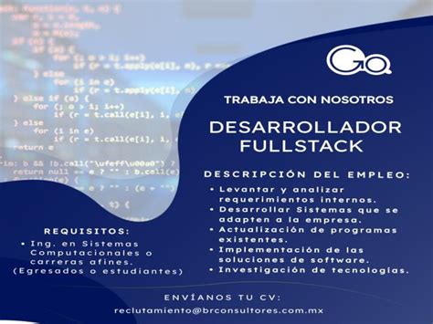 Desarrollador Fullstack Anuncios Clasificados De