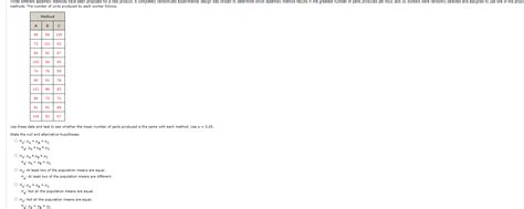 Solved Use These Data And Test To See Whether The Mean Chegg Com