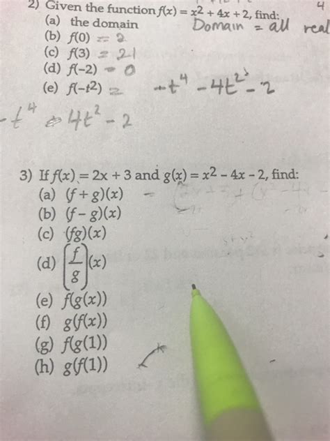 Solved Given The Function F X X 2 4x 2 Find A Chegg Com