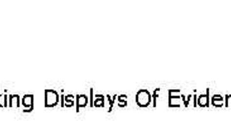 Visual And Statistical Thinking Displays Of Evidence For Making