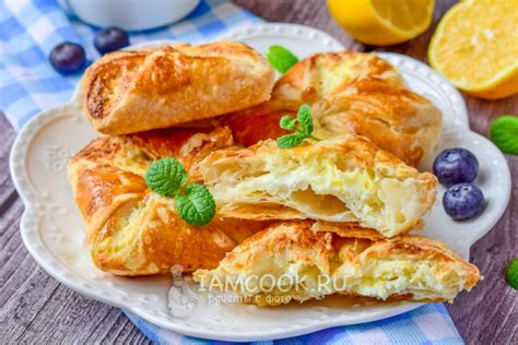 Венгерские ватрушки из слоеного теста — рецепт с фото пошагово