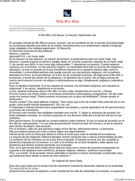 Tao Wei Wu Wei Pdf Ciencia Y Matemática