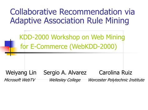 Ppt Collaborative Recommender Systems Powerpoint Presentation Free Download Id 5743794