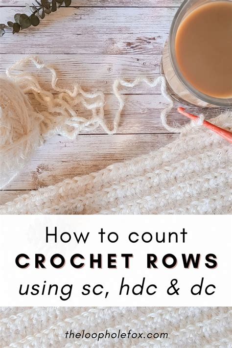 How To Count Crochet Rows Using Sc Hdc And Dc