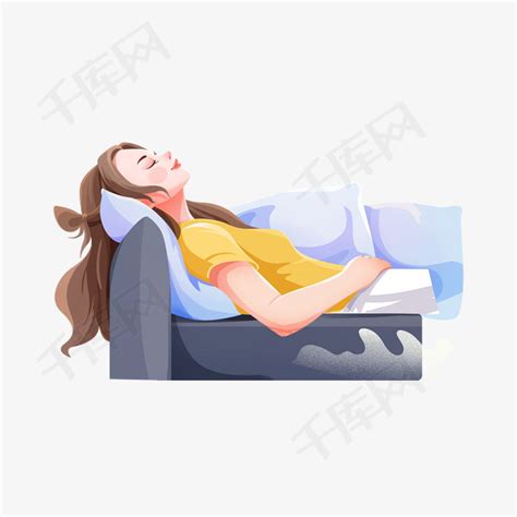 手绘卡通夏季消暑女孩png素材图片免费下载 千库网