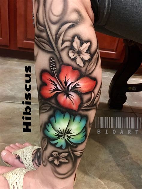 Hibiscus Flower Tattoos Printable Calendars At A Glance