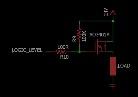 Switches Logic Level P Channel Mosfet Switch Electrical Engineering Stack Exchange