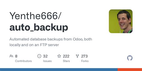 Github Yenthe Auto Backup Automated Database Backups From Odoo Both Locally And On An Ftp