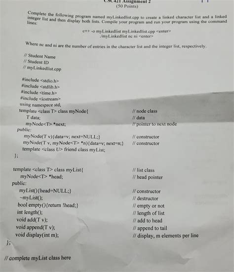 Solved Usc421 Assignment 2 50 Points Complete The