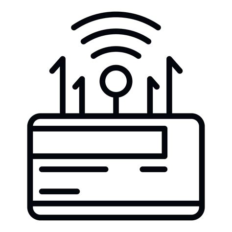 Wireless Router Icon Outline Style 15685559 Vector Art At Vecteezy