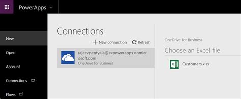 powerapps build an app using excel data as source rajeev pentyala