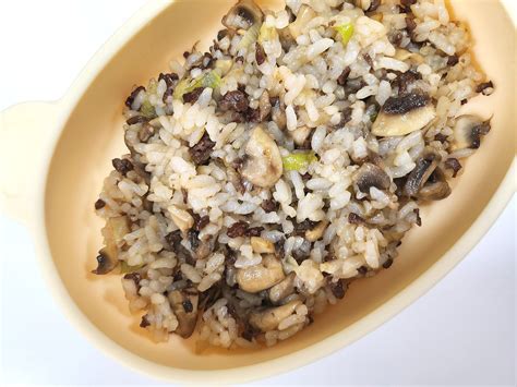 유아식 양송이버섯볶음밥