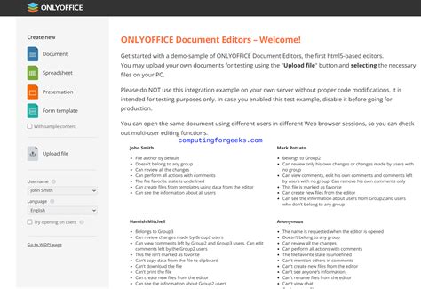 Install Onlyoffice Docs Community On Debian Ubuntu Computingforgeeks