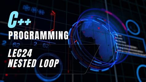 أساسيات البرمجة بلغة C الحلقات التكرارية Nested Loop Youtube