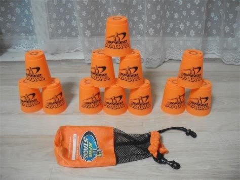 스피드스택스 컵쌓기 컵12개 휴대가방포함 세계 넘 헬로마켓