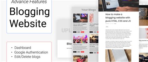 Fullstack How To Create A Working Blogging Website With Pure Html