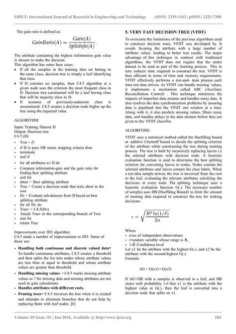 Efficient Classification Of Big Data Using Vfdt Very Fast Decision Tree Pdf