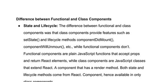 React Class Components Vs Functional Components Which Is Better Pptx