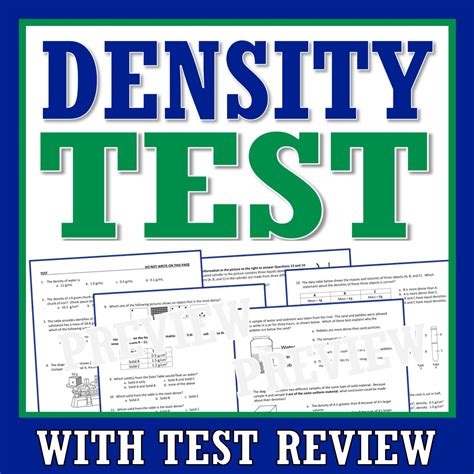 Density Test Flying Colors Science
