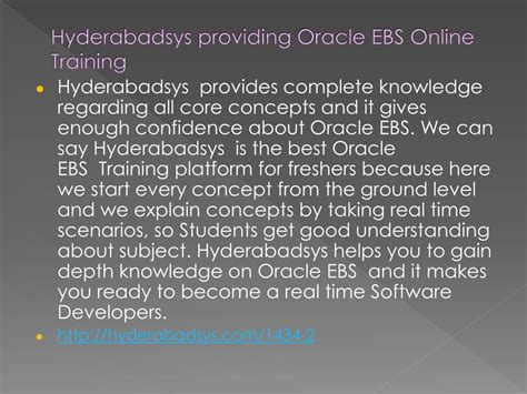 Ppt Oracle Ebs Online Training Online Oracle Ebs Training In U Powerpoint Presentation Id