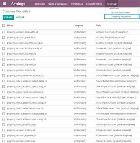 Settings Odoo Tricks And Tips