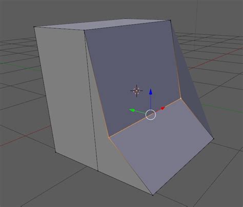 Simple Modeling Question Triangle Stays When Moving Vertices