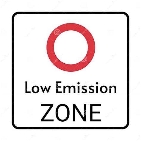 Low Emission Zone Symbol Stock Illustration Illustration Of Europe