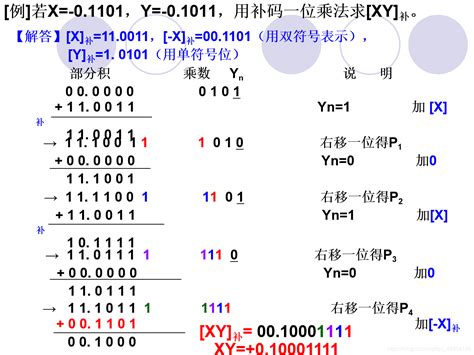 补码一位乘法 补码一位乘法例题 csdn博客