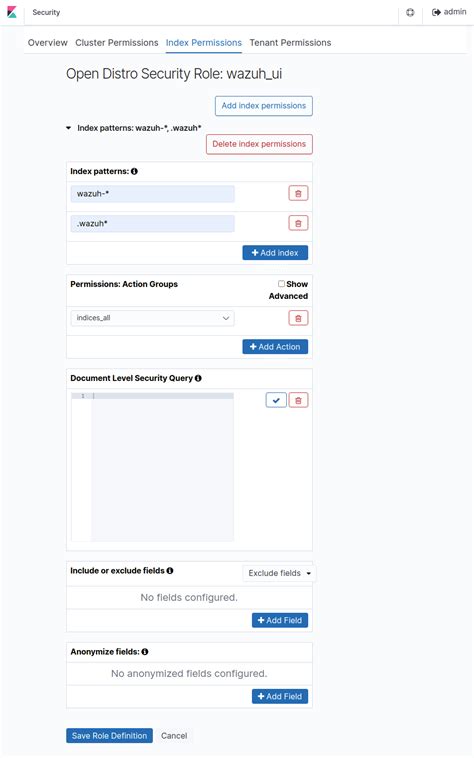 Index Pattern Error · Issue 2315 · Wazuhwazuh Dashboard Plugins · Github