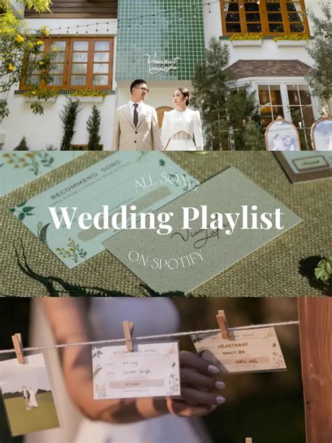 จากคำอวยพรของแขก รวมเป็น Playlist เพลงงานแต่งของเรา 🤎 แกลเลอรีที่โพสต์โดย Fonlapa Lemon8