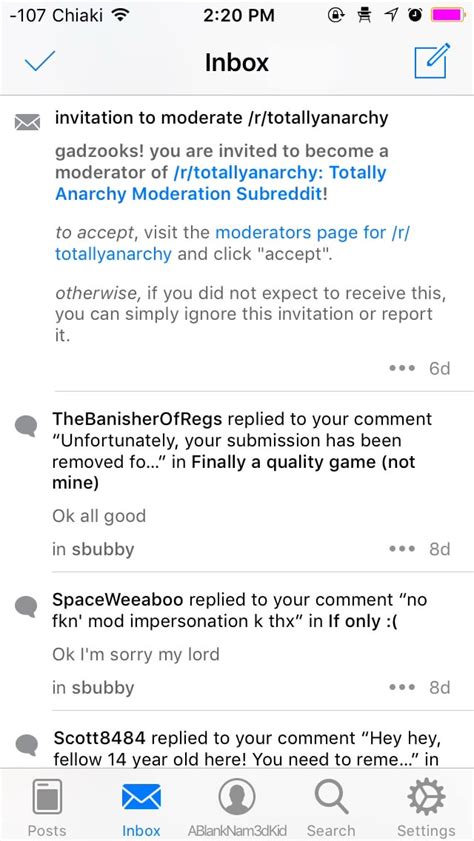 [bug] clicking on the link to the moderator s page for a subreddit