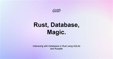 Enums Defining Variant Types In Rust Codeforgeek