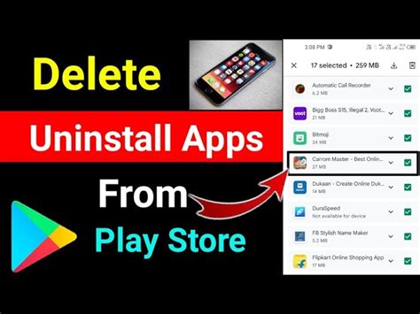 how to delete and uninstall apps on android