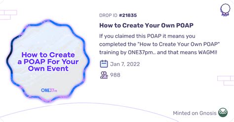 21835 How To Create Your Own Poap Poap Gallery