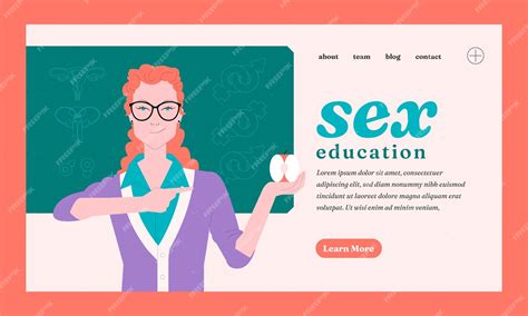 Free Vector Hand Drawn Sex Education Landing Page
