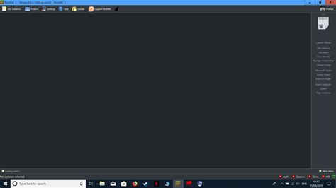 Fresh Install All Bottom Icons A Red X Cant Add Account Or Instance