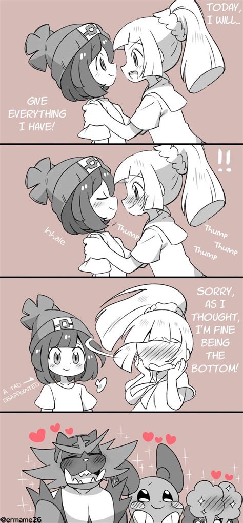 Lillie X Protagonist 12 Pokémon Pokemon Sun Pokemon Moon Pokemon Manga