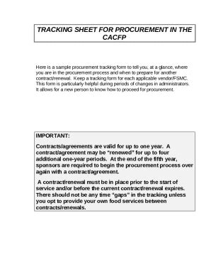 Procurement Tracking Log Excel Template Free Download Ride Ri Doc Template PdfFiller