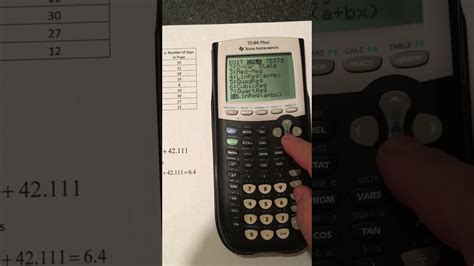 Correlation Coefficient Computation Using Ti 84 Youtube