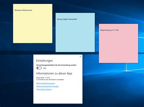 Windows Desktop Notes Acamini