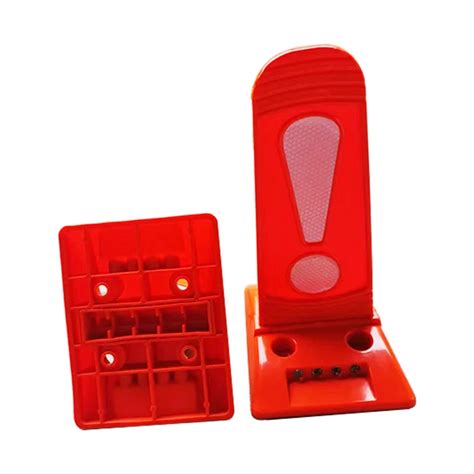 Space Separator Curb System With Reflectors Plastic Traffic Road