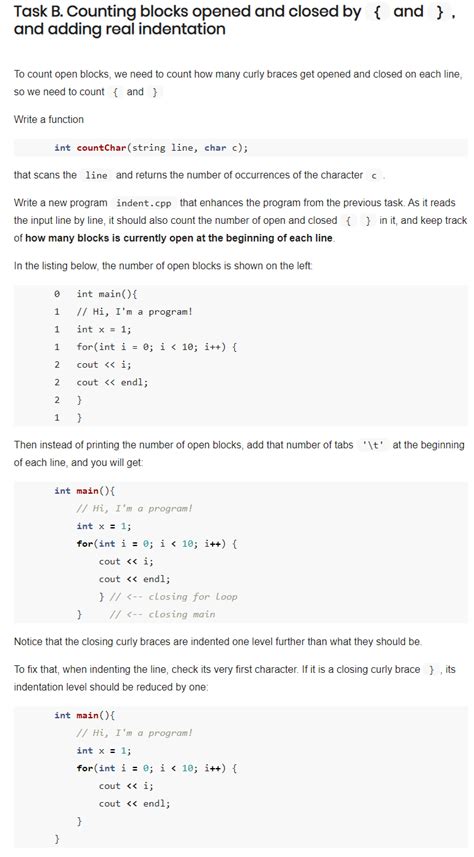 Solved In C I Need Help With A Program Counting Blocks