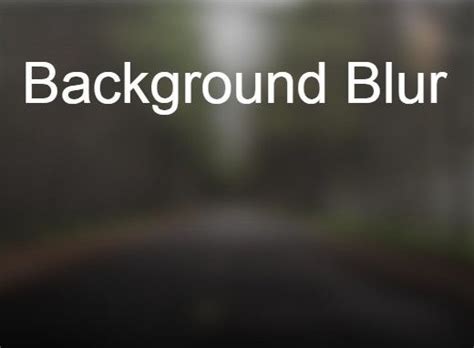 Jquery Plugin For Creating Blurred Image Backgrounds Background Blur Jquery Plugins Blur