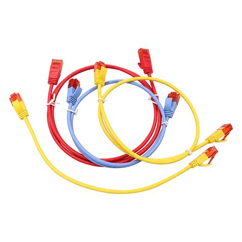 China Factory Ethernet Cat5e Cat6 Cat6a Cat8 Pvc Lszh Diverse Colors Network Patch Cord China