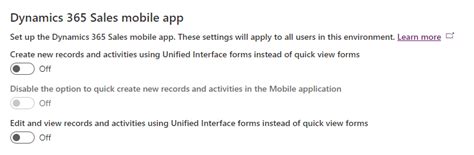 microsoft released updates to the dynamics 365 sales mobile app