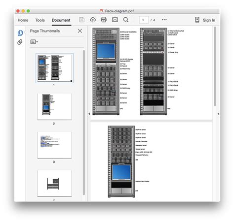 42u Cabinet Visio Stencil Cabinets Matttroy