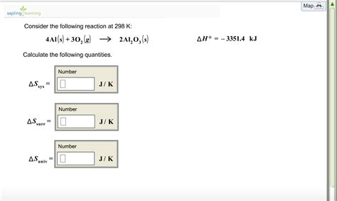 consider the following reaction at 298 k calculate