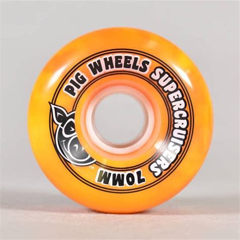 Pig Wheels Super Cruiser Orange 85a Skateboard Wheels 70mm