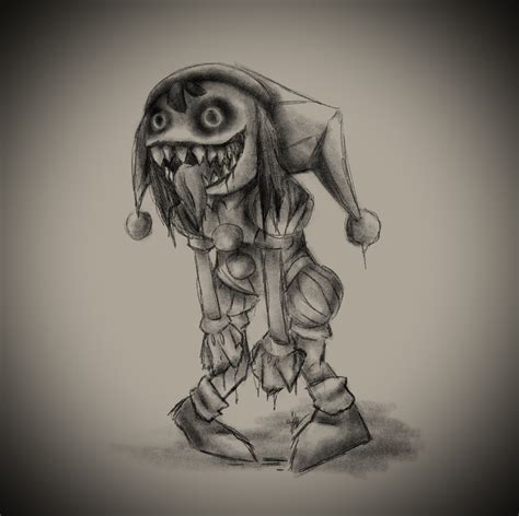 Possessed Pomni Sketch Because Yeah Episode 3 Was Scary Yayy Fandom