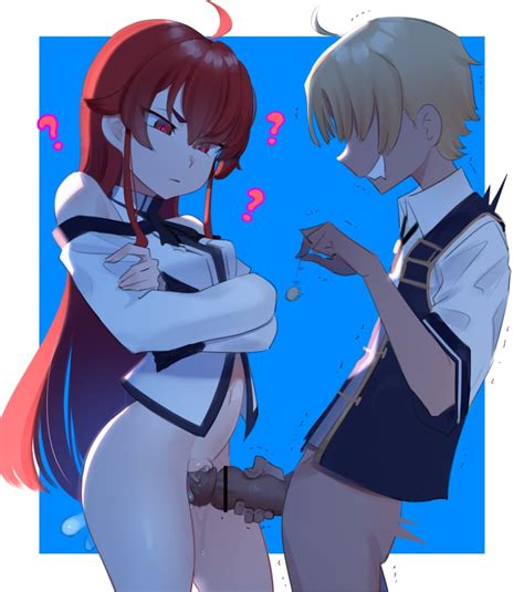 Rule 34 1boy 1girls Ahoge Bar Censor Blonde Hair Censored Confusion